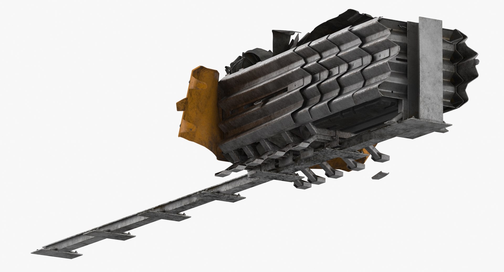 Crash Cushions 1 Damaged 3D model - TurboSquid 1913195