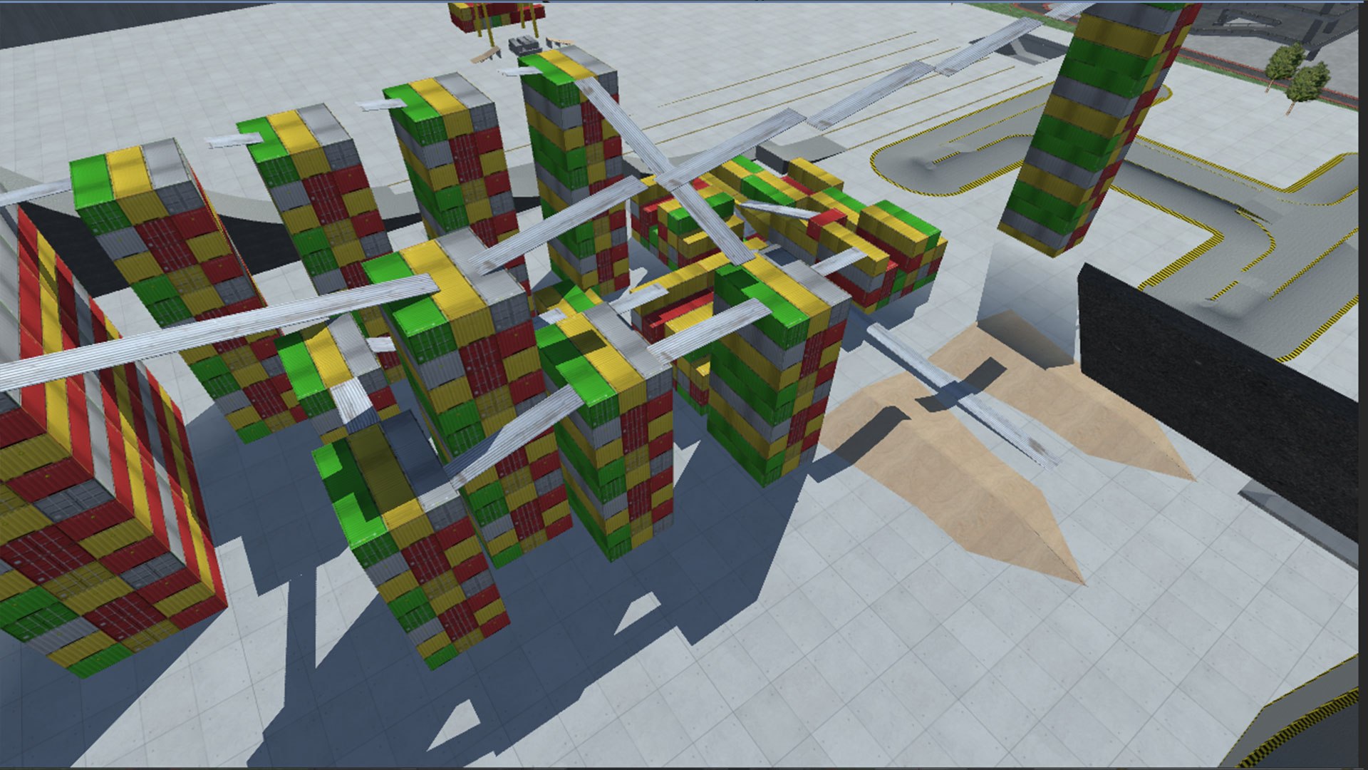 Low Poly Car Stunt Game Environment With Texture 3D model - TurboSquid ...