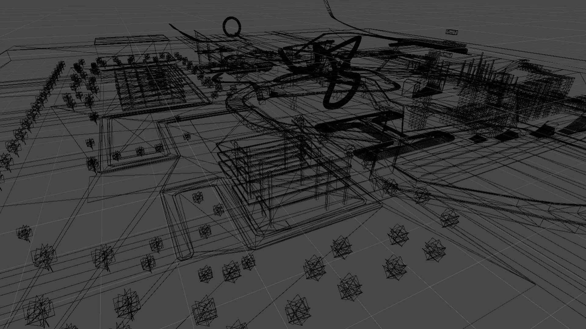 Low Poly Car Stunt Game Environment With Texture 3D model - TurboSquid ...