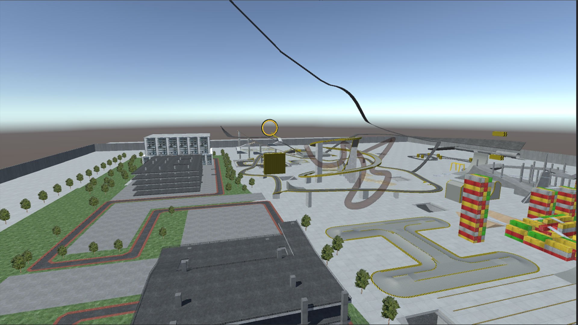 Low Poly Car Stunt Game Environment With Texture 3D model - TurboSquid ...