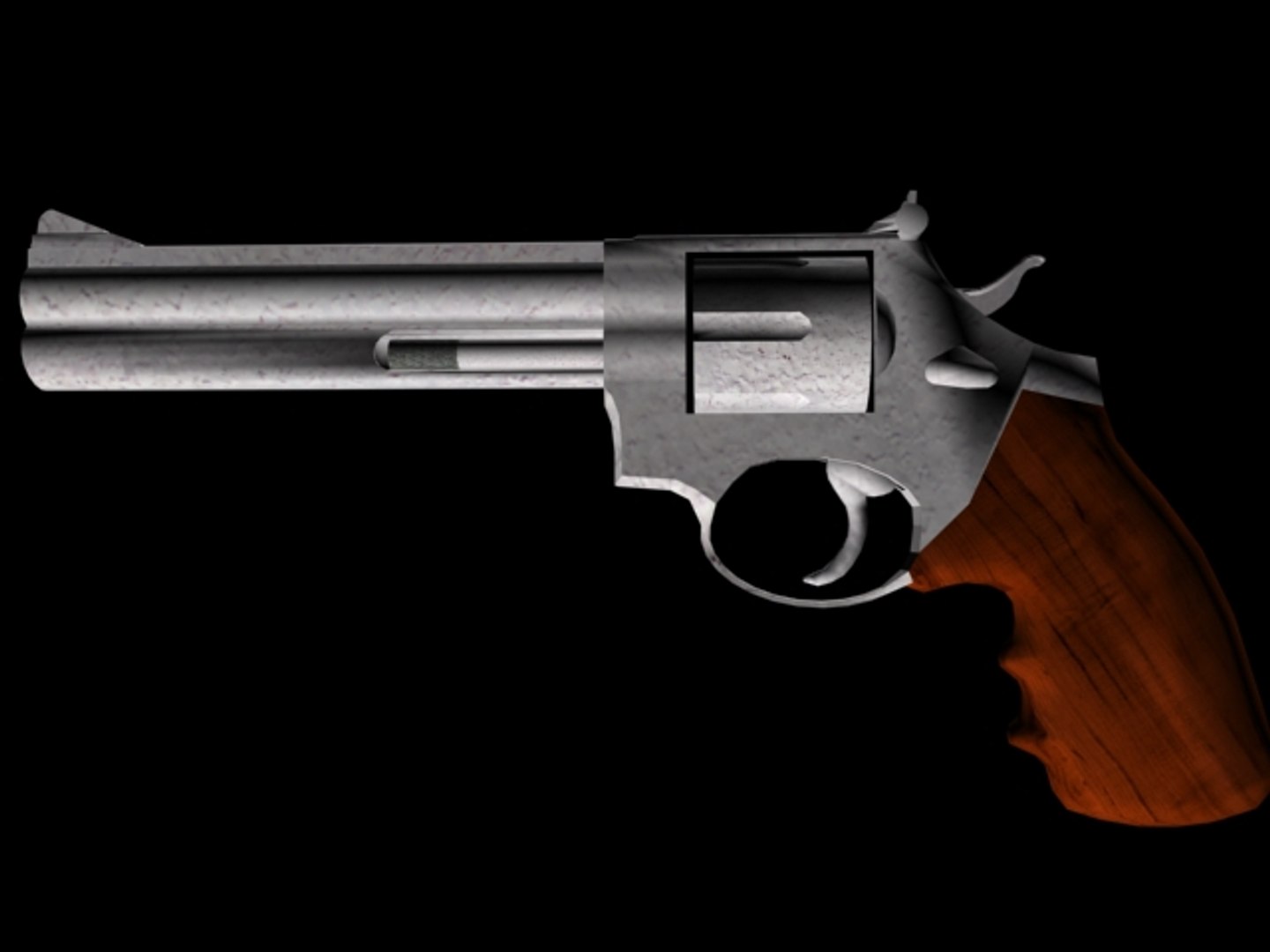free revolver 357 magnum 3d model