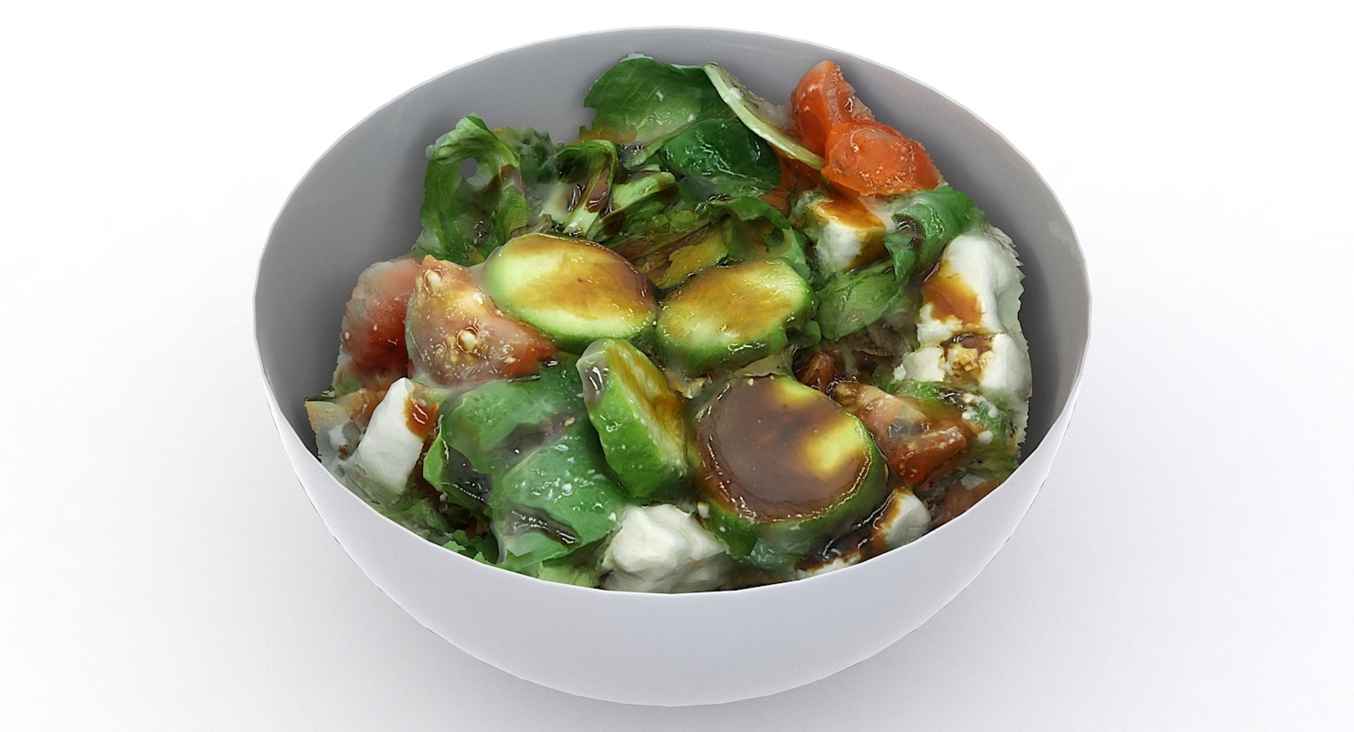 Bowl Salad Model - TurboSquid 1405553