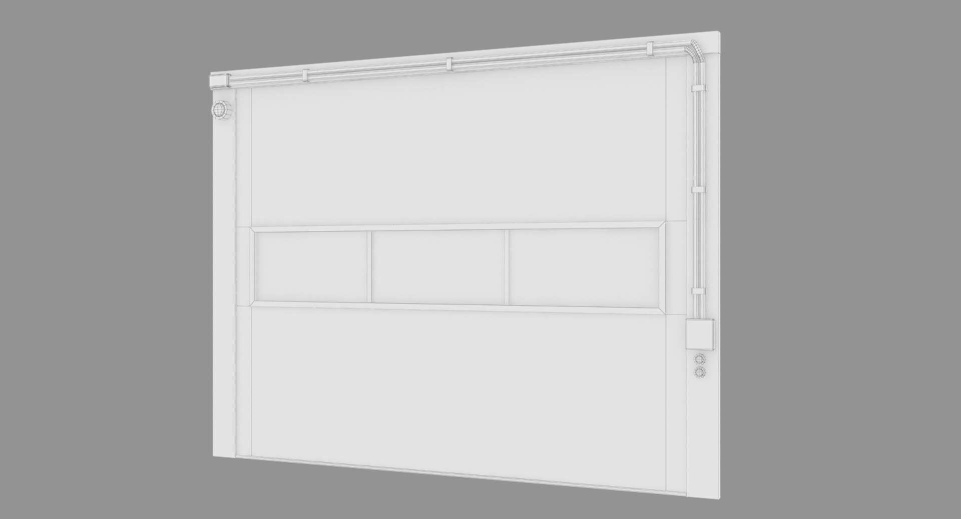 3D model open industrial door - TurboSquid 1375706