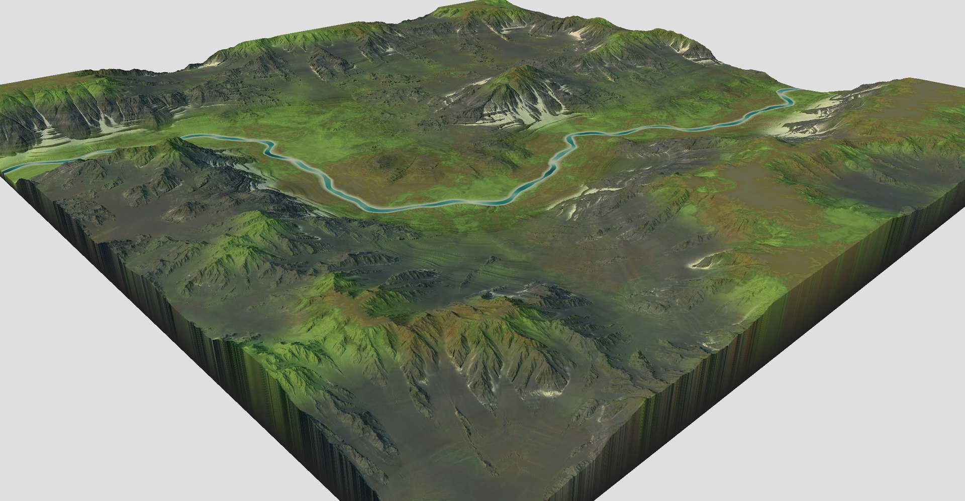Games terrain 3D model - TurboSquid 1696166