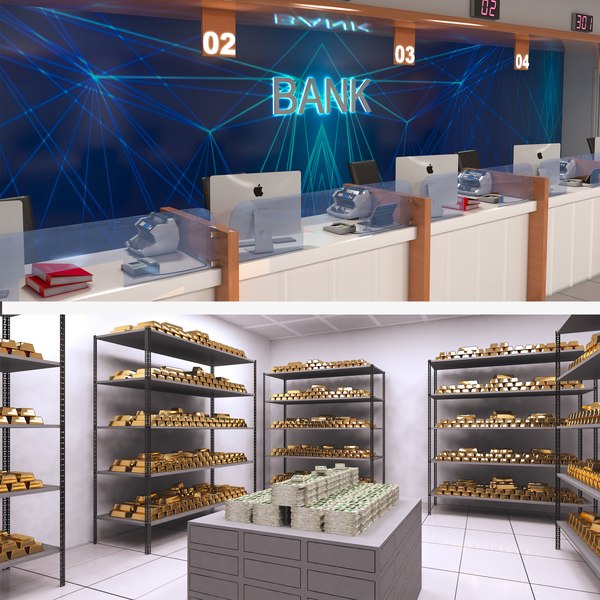 Free 3D Bank Models | TurboSquid