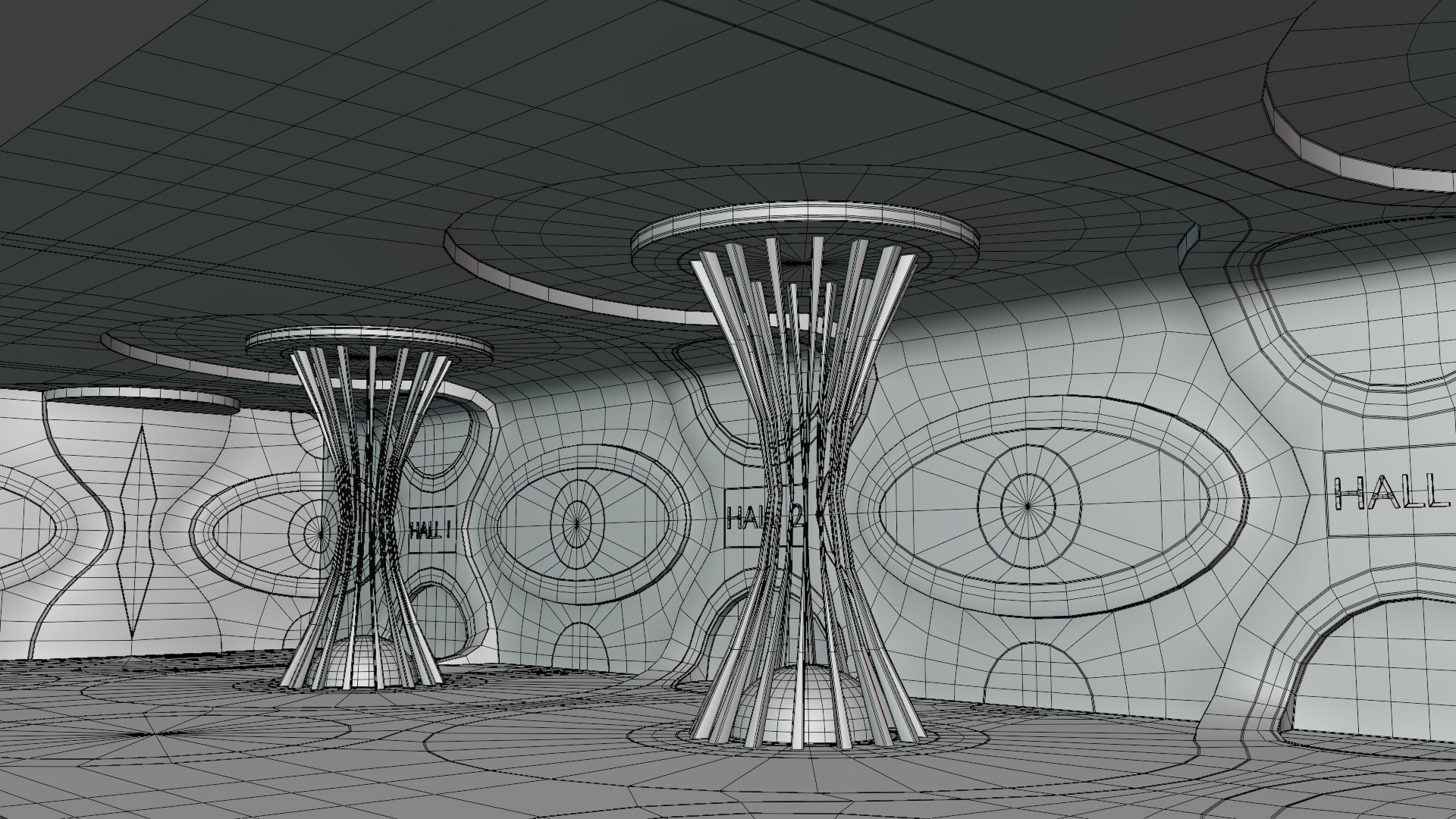 3D Future lobby interior - TurboSquid 2090065