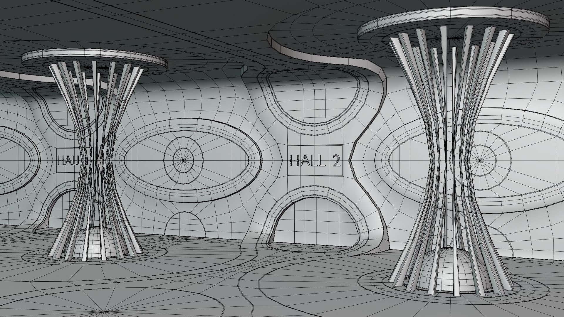 3D Future lobby interior - TurboSquid 2090065