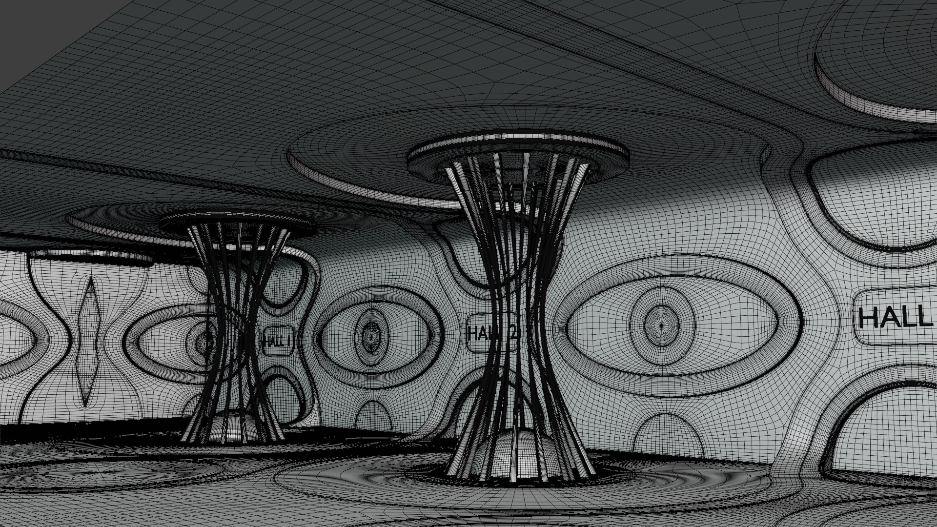 3D Future lobby interior - TurboSquid 2090065