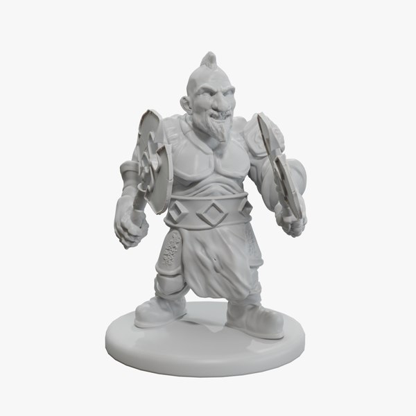 Double axed Dwarf3Dモデル - TurboSquid 1989904