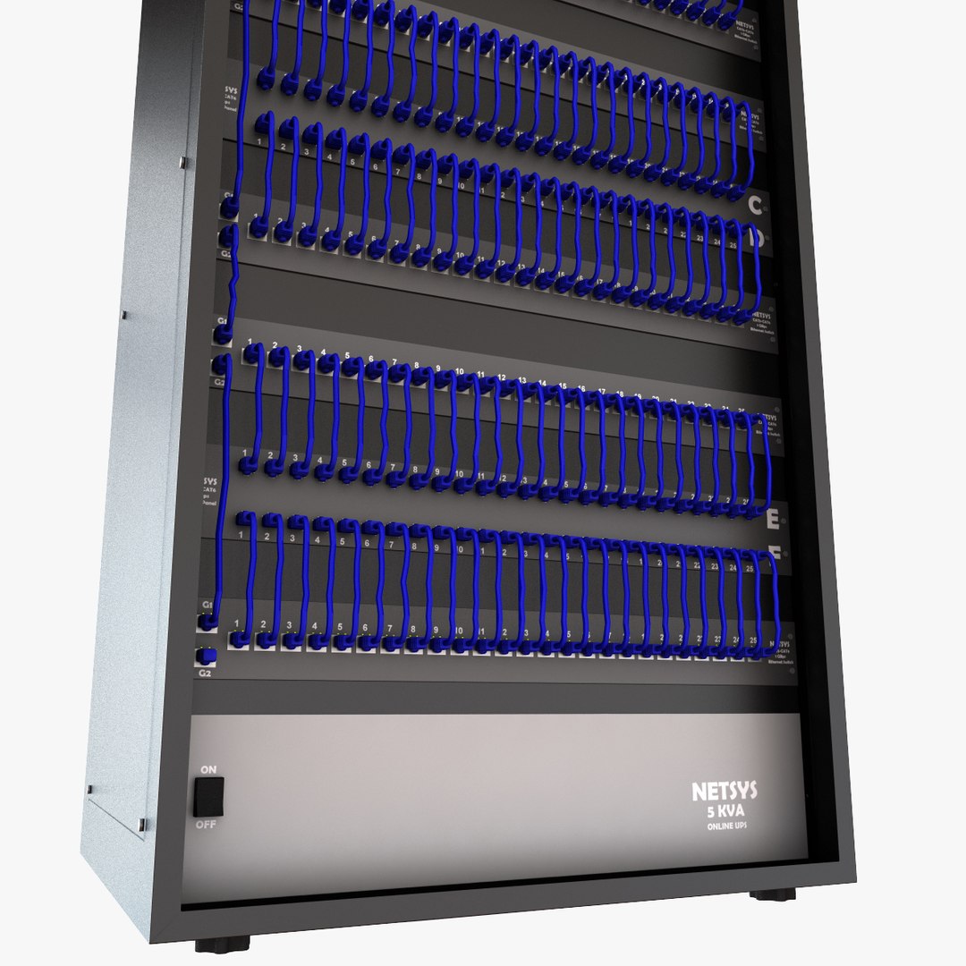 3d Server Rack Model