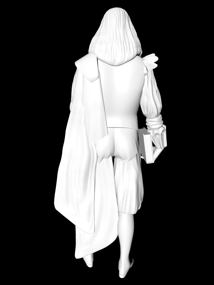 3D Body Rene Descartes Model - TurboSquid 1309244