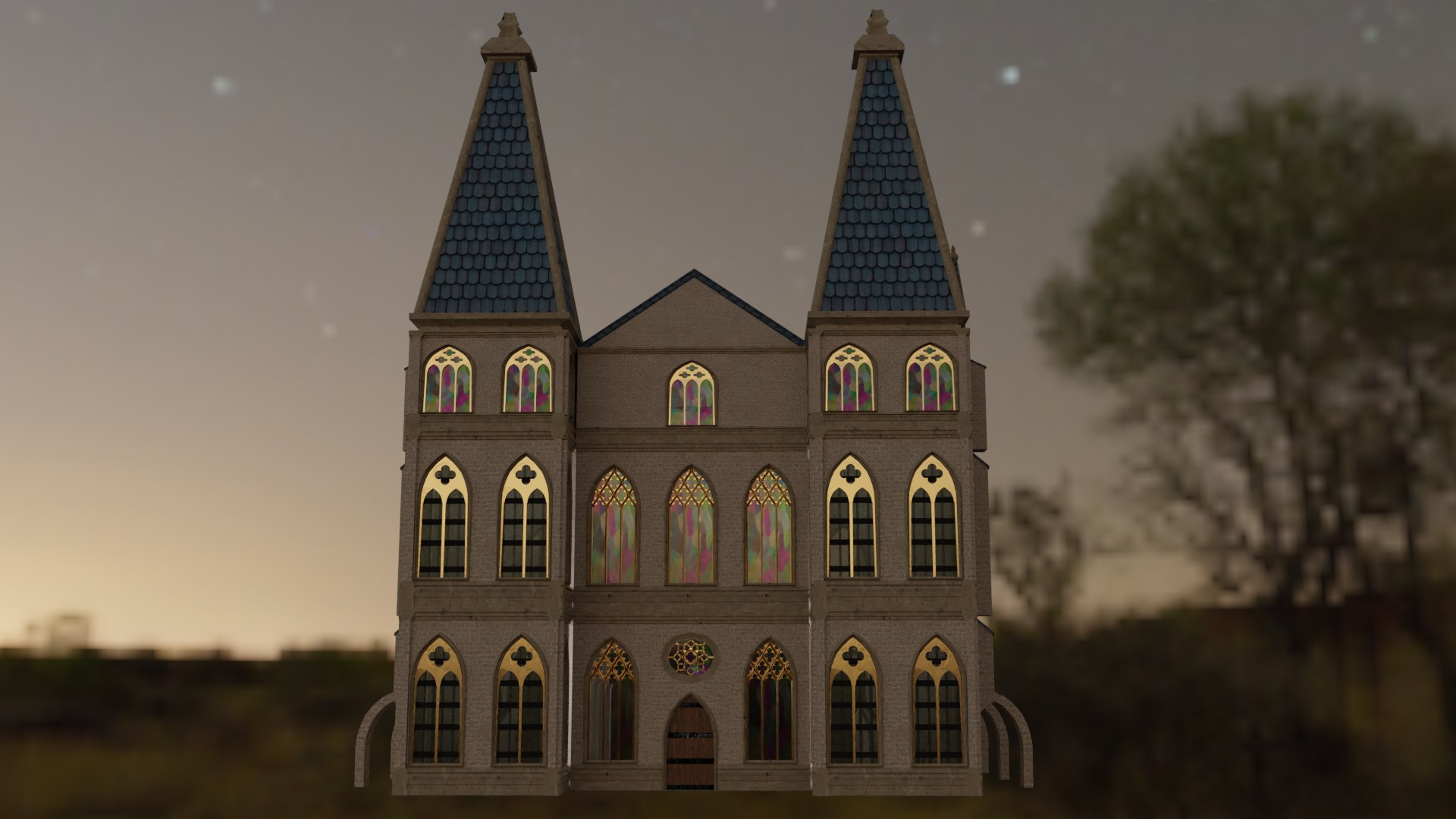 3D Gothic Architecture Modular - TurboSquid 2112041