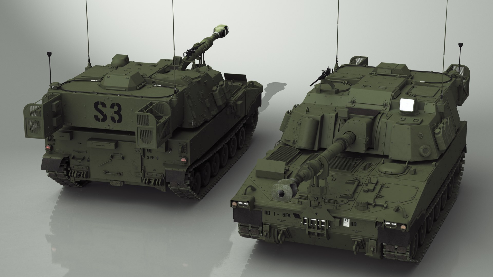 3D Model Howitzer Tank With Anti Tank Obstacles Collection - TurboSquid ...