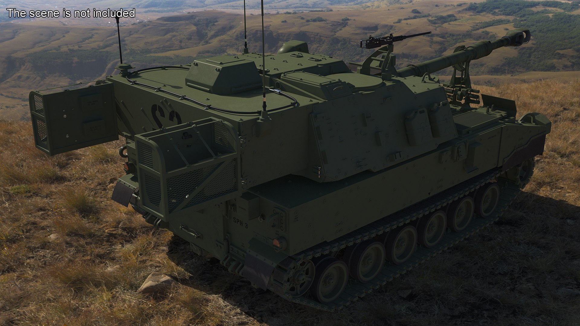 3D Model Howitzer Tank With Anti Tank Obstacles Collection - TurboSquid ...