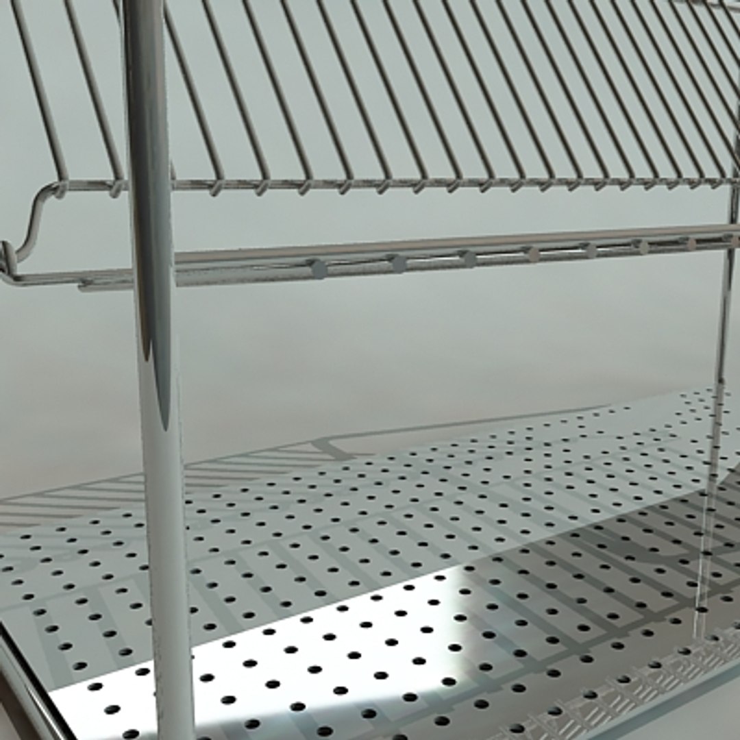 Free Dish Rack 3d Model