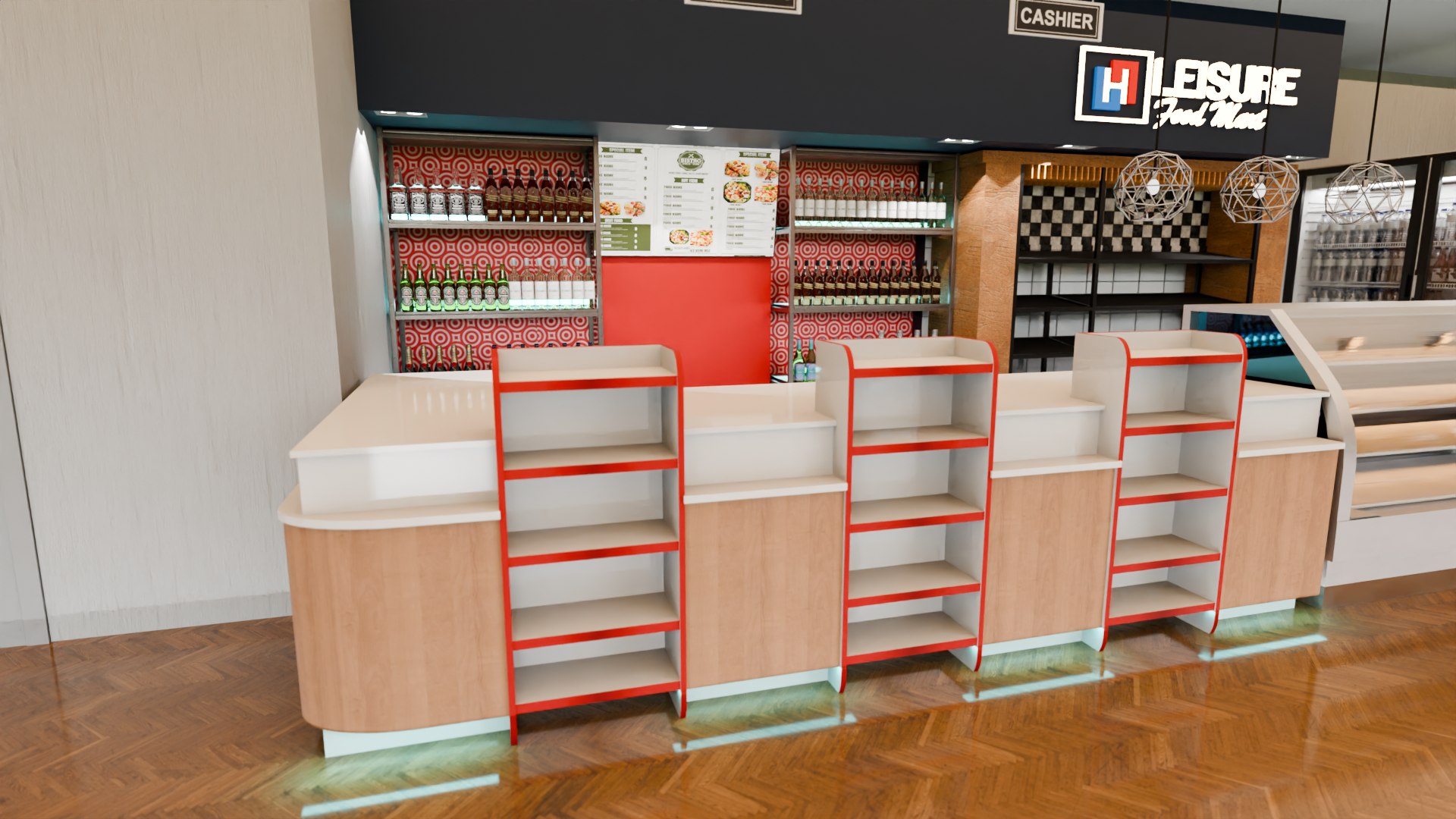 Low Poly Counter Desk 3D Model - TurboSquid 2181747