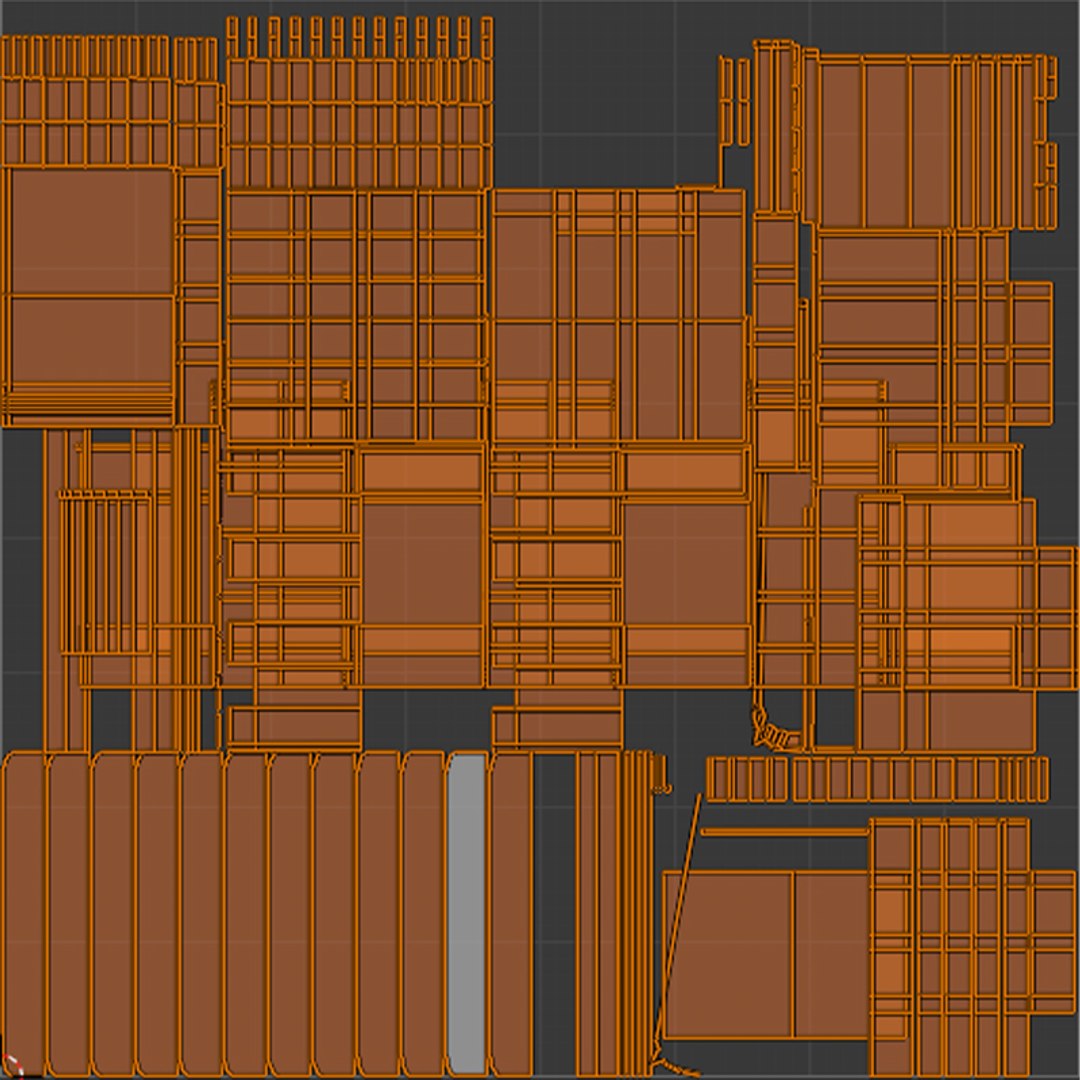 Low Poly Counter Desk 3D Model - TurboSquid 2181747