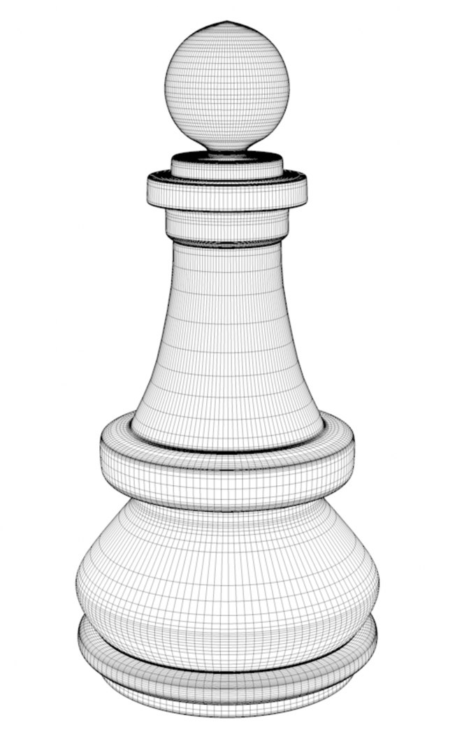 3D Chess Pawn Model - TurboSquid 1615458