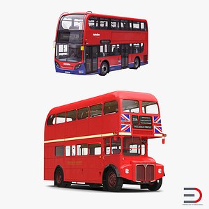 3d london bus model