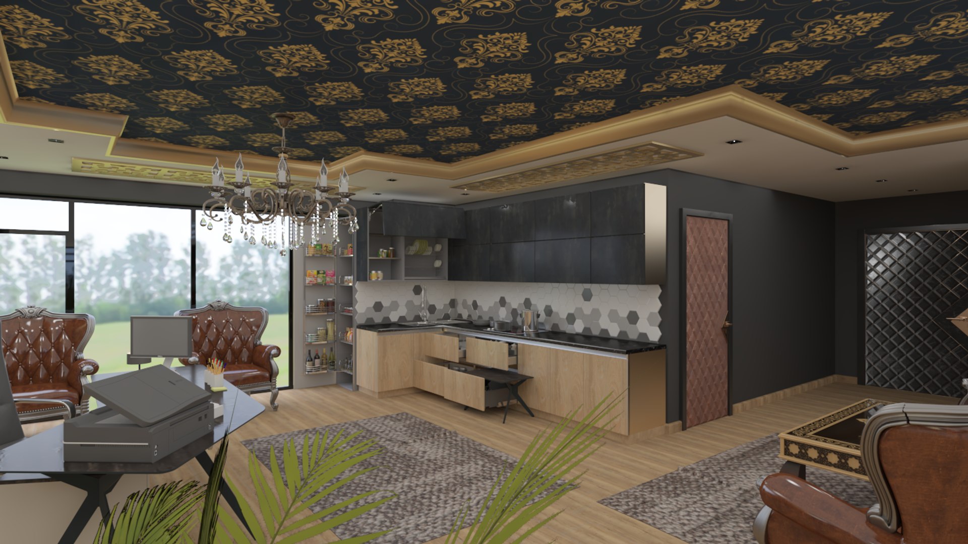 Arabic Office 3D Model - TurboSquid 1810694