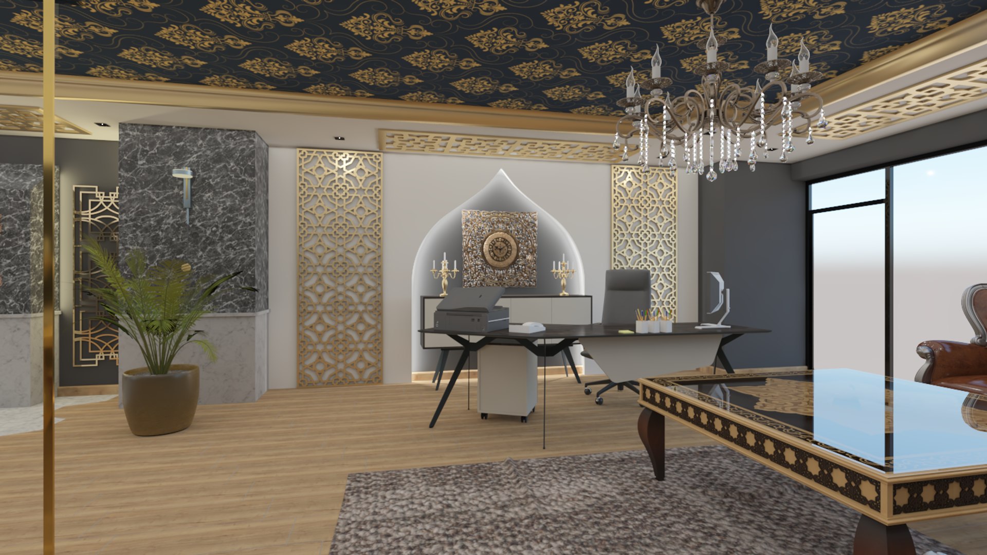 Arabic Office 3D Model - TurboSquid 1810694