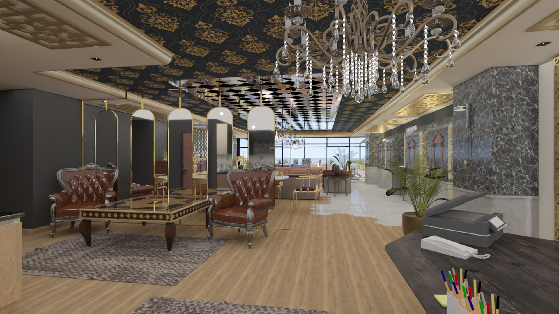 Arabic Office 3D Model - TurboSquid 1810694