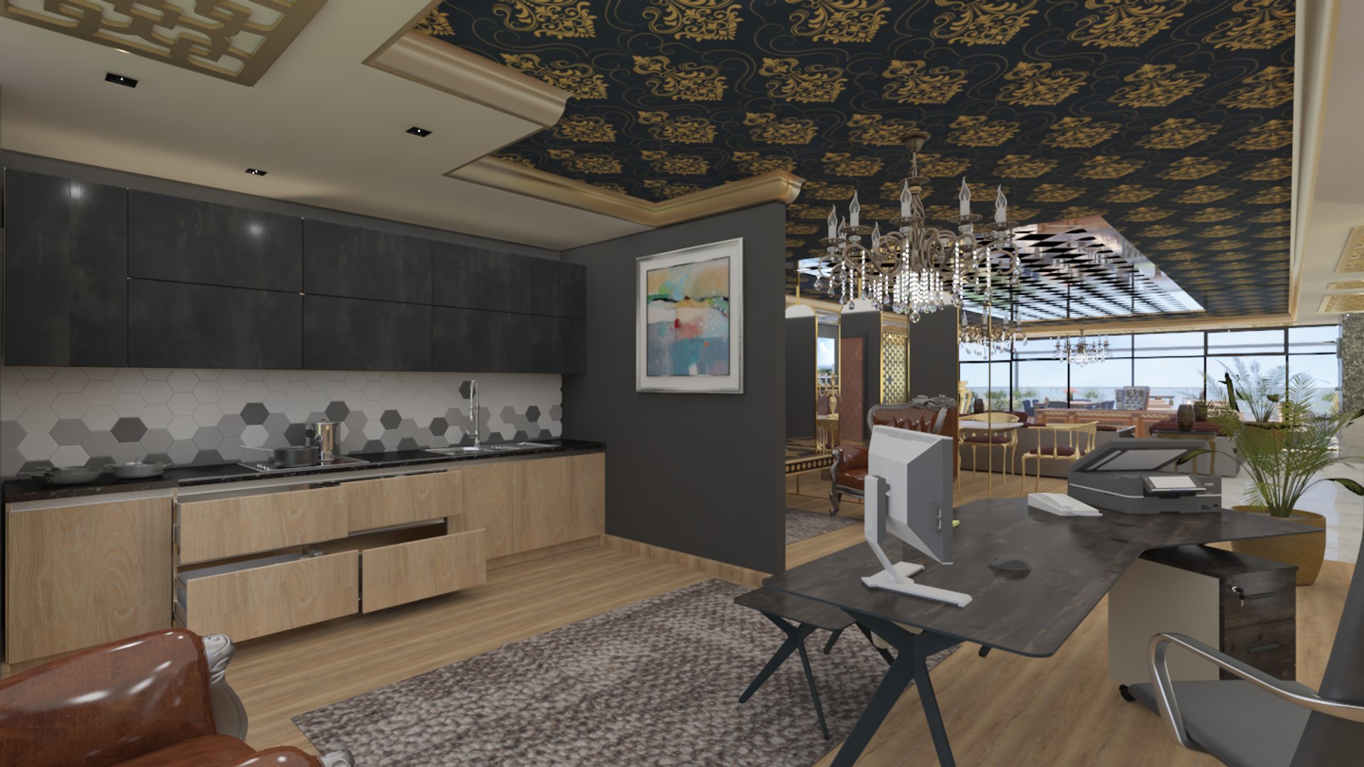 Arabic Office 3D Model - TurboSquid 1810694