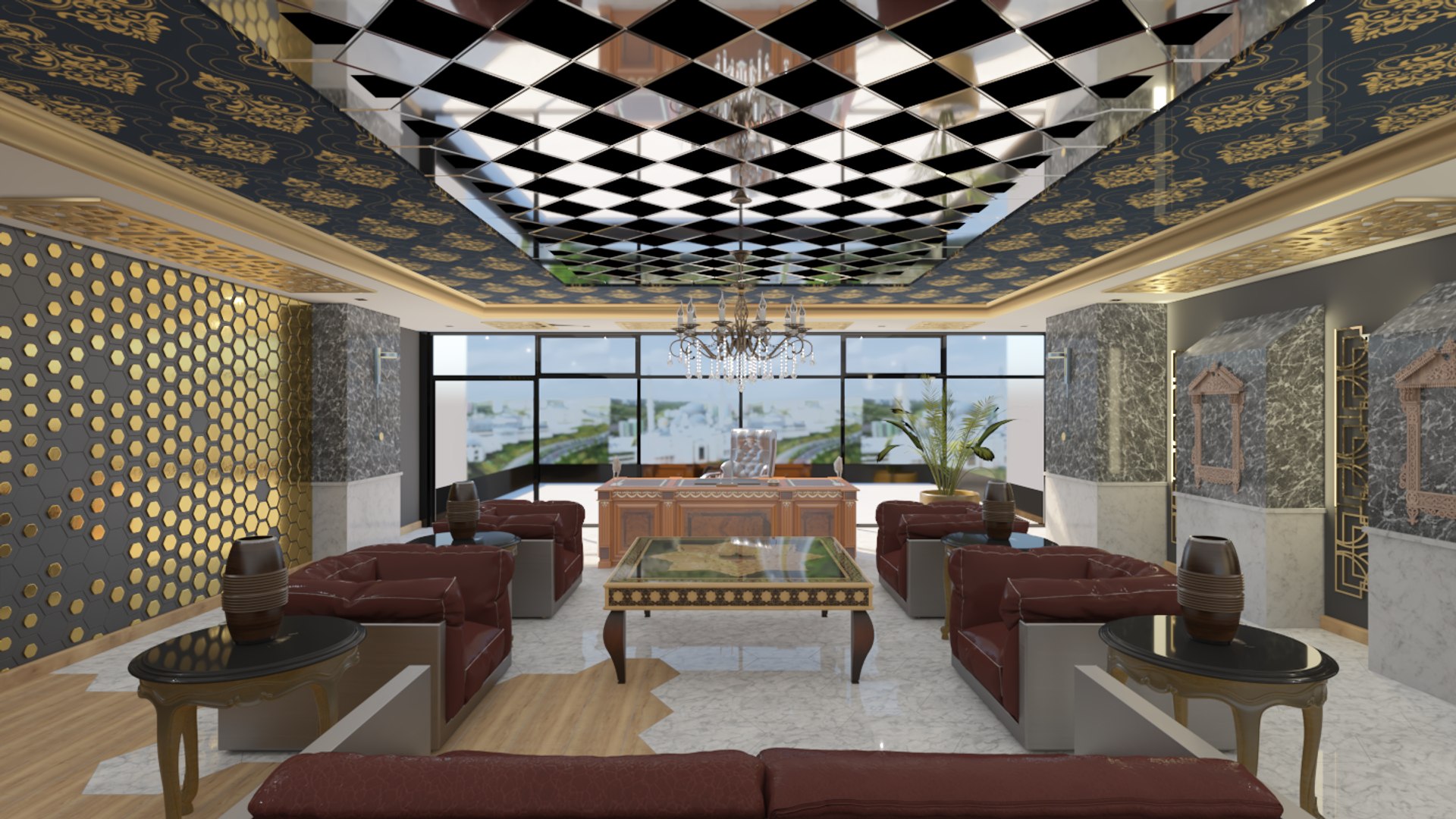 Arabic Office 3D Model - TurboSquid 1810694