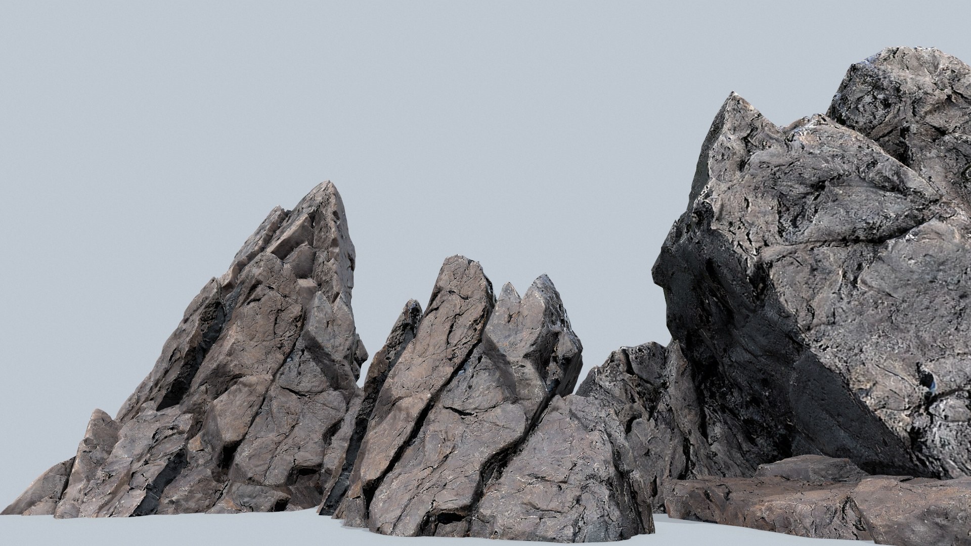 Cliff Rocks 3D Model - TurboSquid 2211995