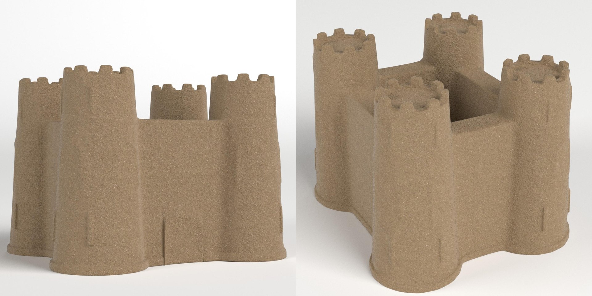 Sand Castle 3D Model - TurboSquid 1379338