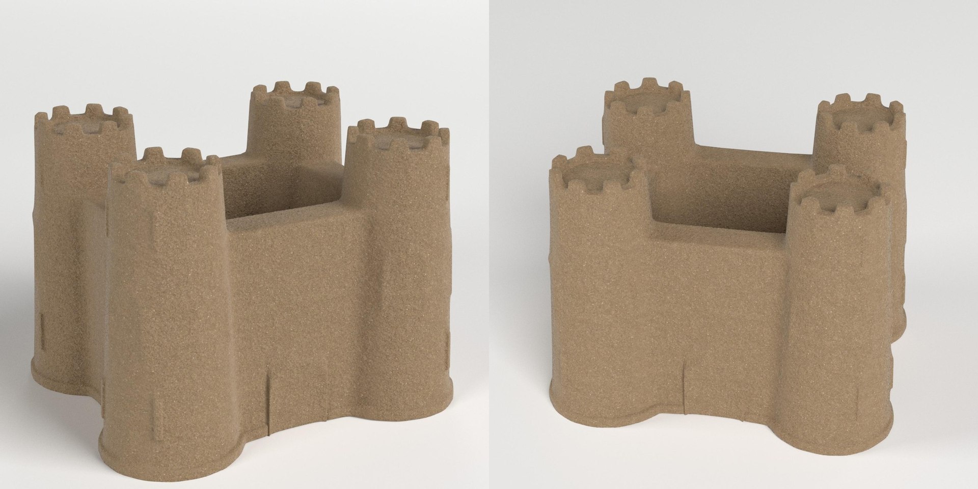 Sand Castle 3D Model - TurboSquid 1379338