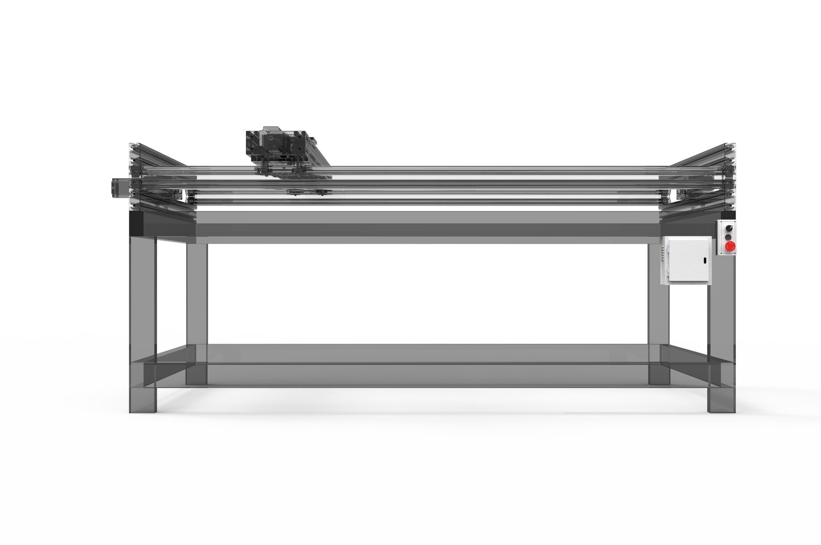 2 Axis Table CNC 1220 X 2440 Model - TurboSquid 2108223