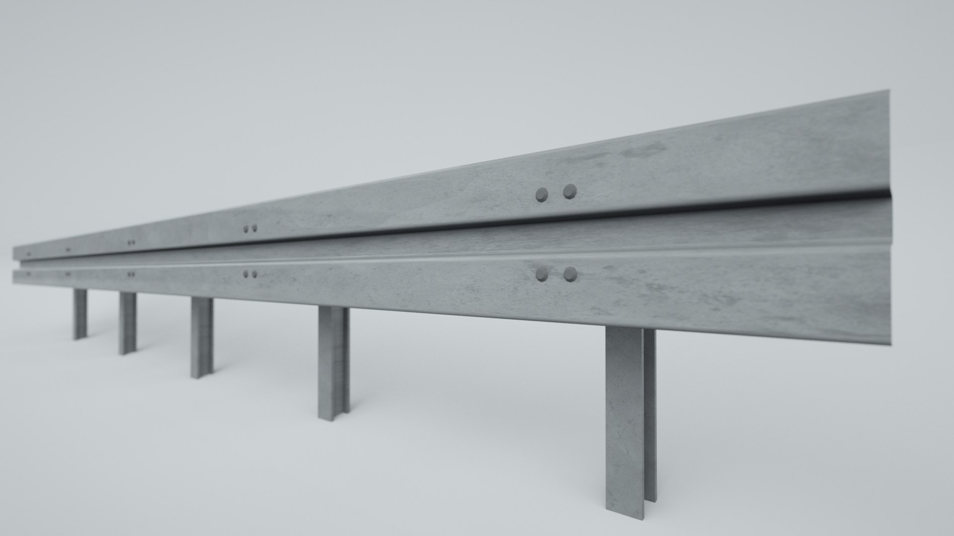 Guard Rail 3d Obj