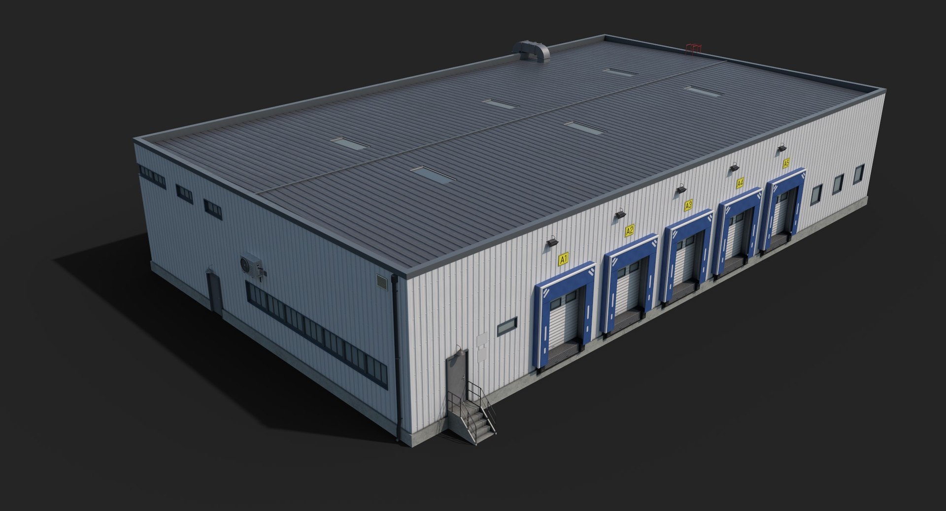 3D Industrial Building 24 model - TurboSquid 1991146