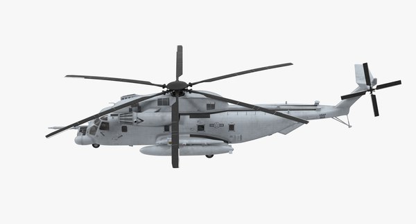 3d model of sikorsky mh-53 pave usaf
