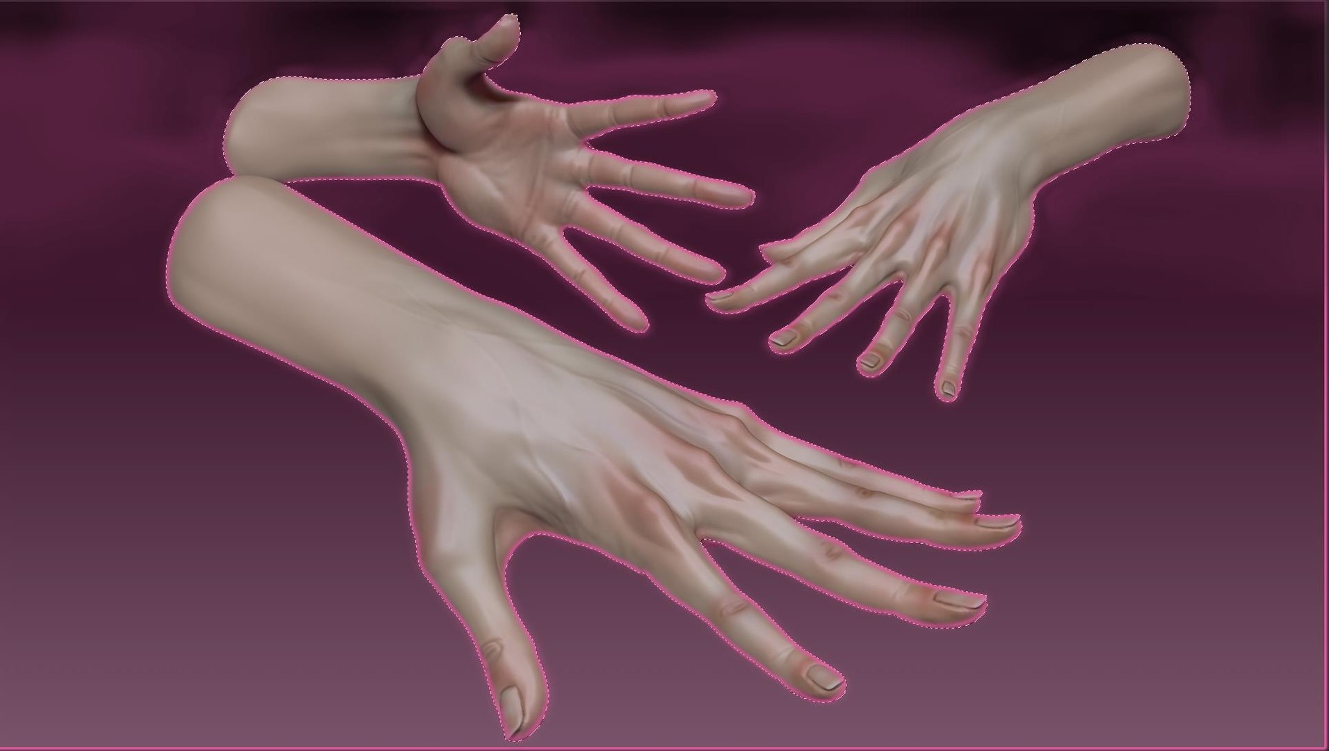 Female Pro Hand Sculpt Project Model - TurboSquid 2052463