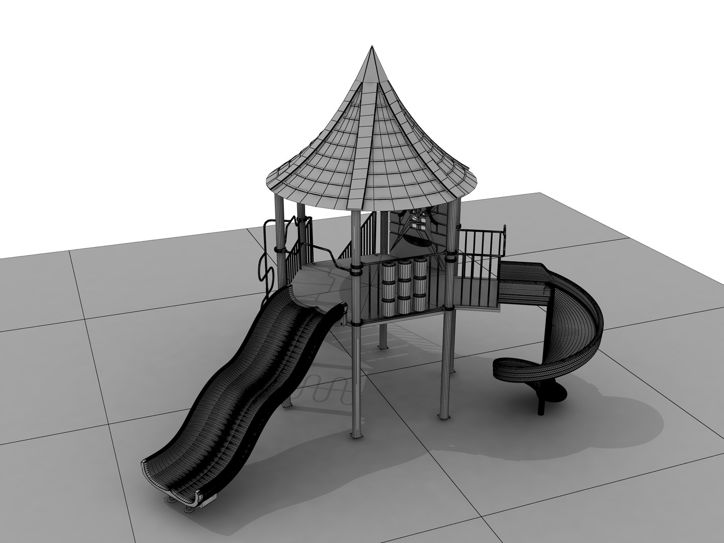 Platform Metal 3D Model - TurboSquid 1579927