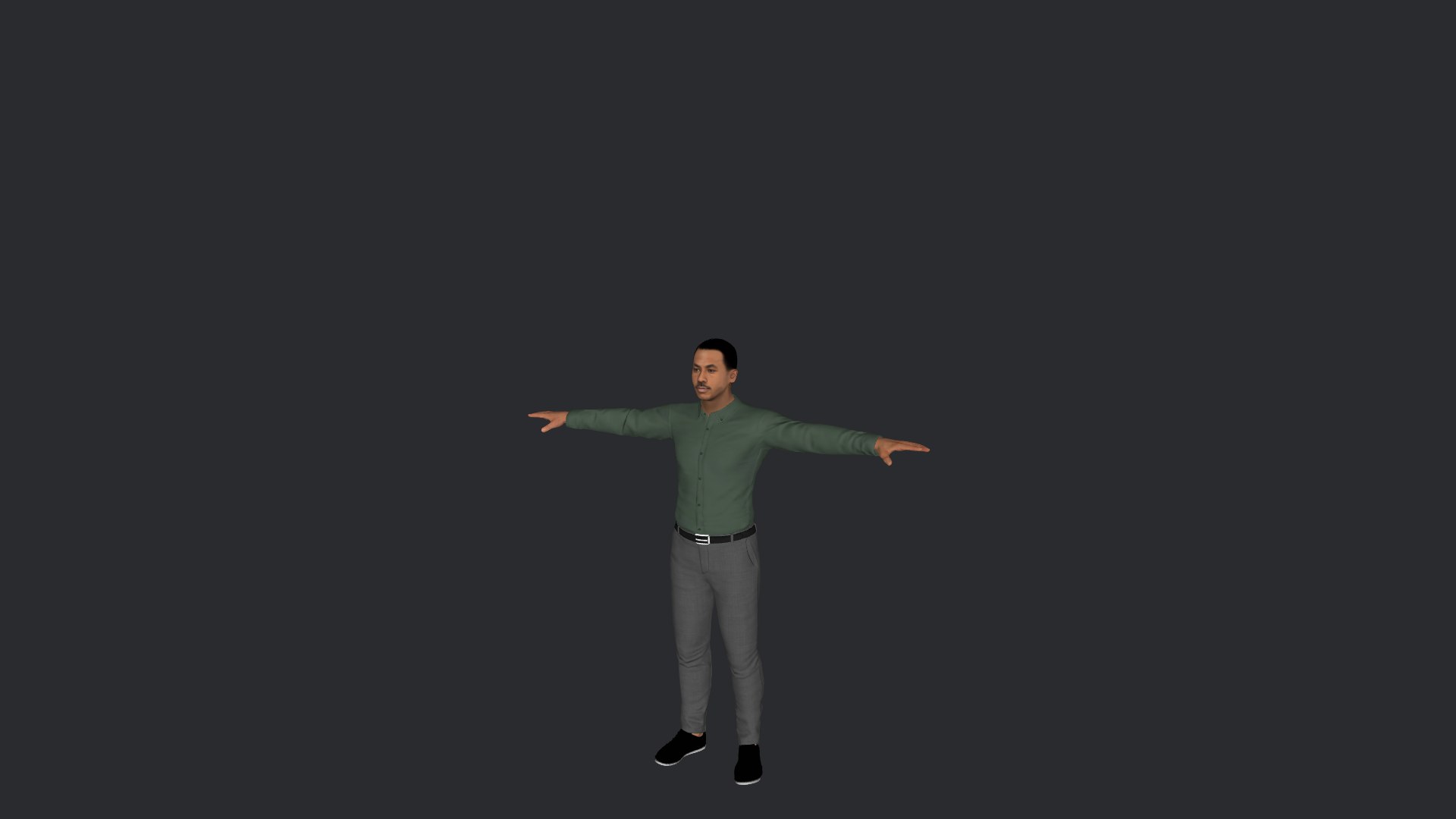 Khalil Rountree Hyper Realistic Full Body Fully Rigged 3D Character 3D ...