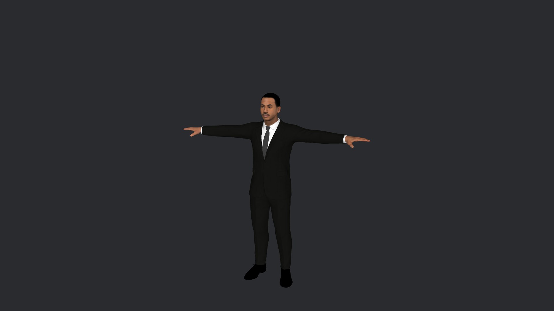 Khalil Rountree Hyper Realistic Full Body Fully Rigged 3D Character 3D ...