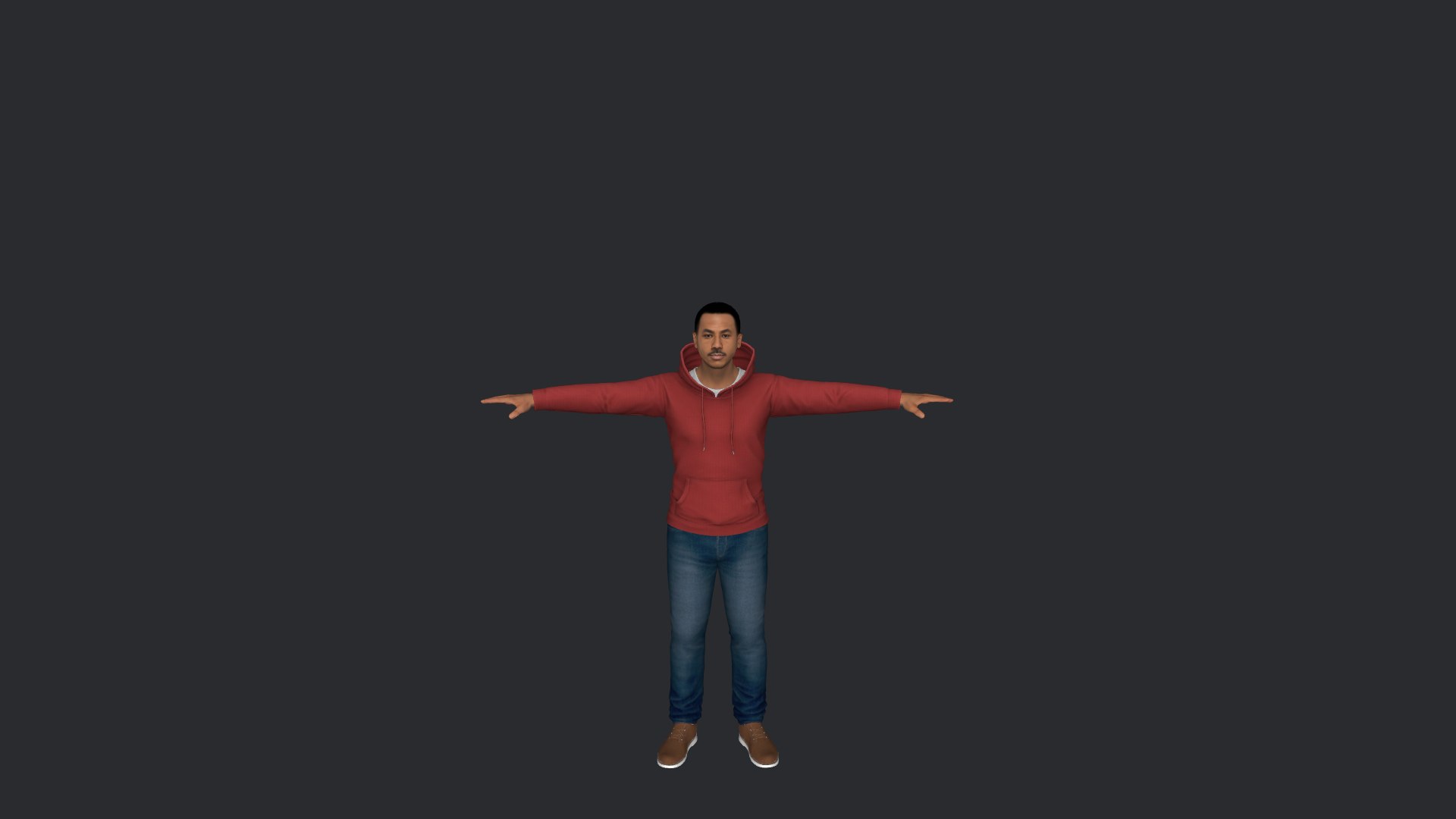 Khalil Rountree Hyper Realistic Full Body Fully Rigged 3D Character 3D ...