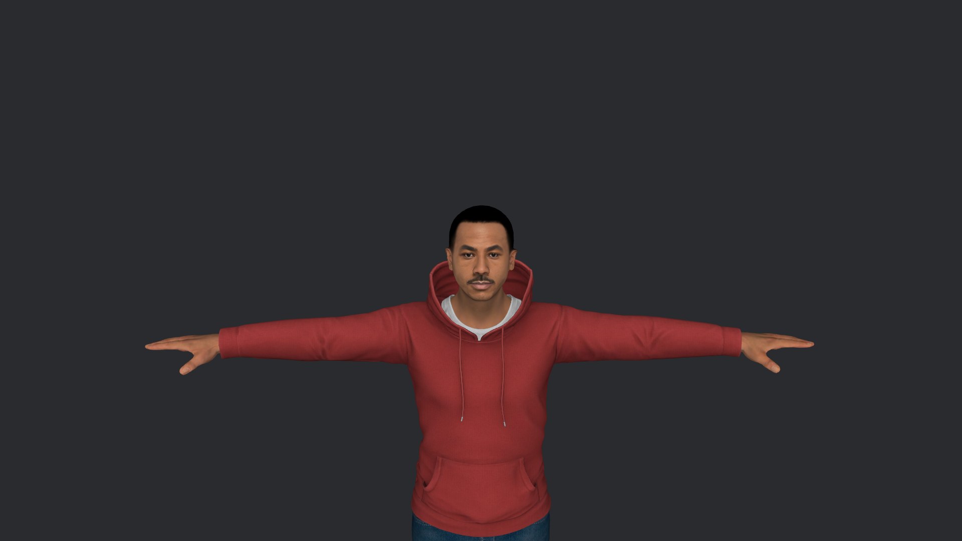 Khalil Rountree Hyper Realistic Full Body Fully Rigged 3D Character 3D ...