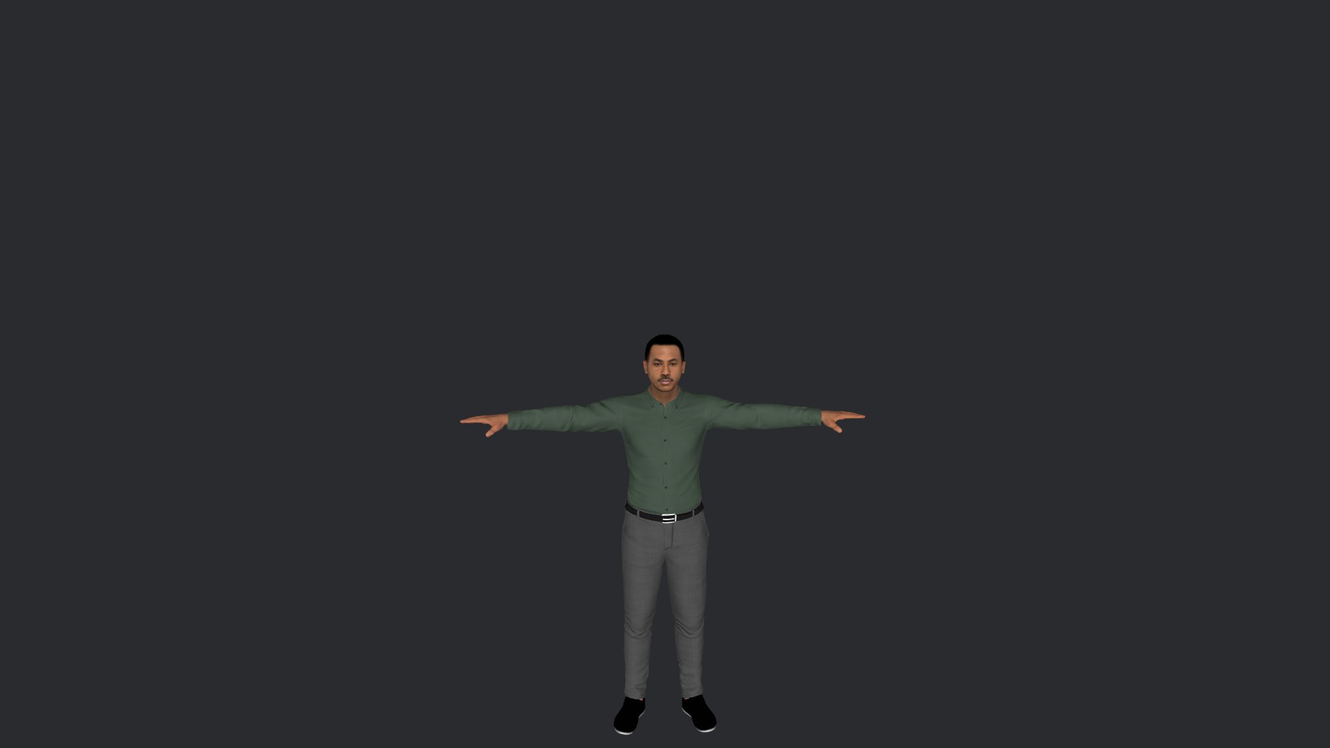 Khalil Rountree Hyper Realistic Full Body Fully Rigged 3D Character 3D ...