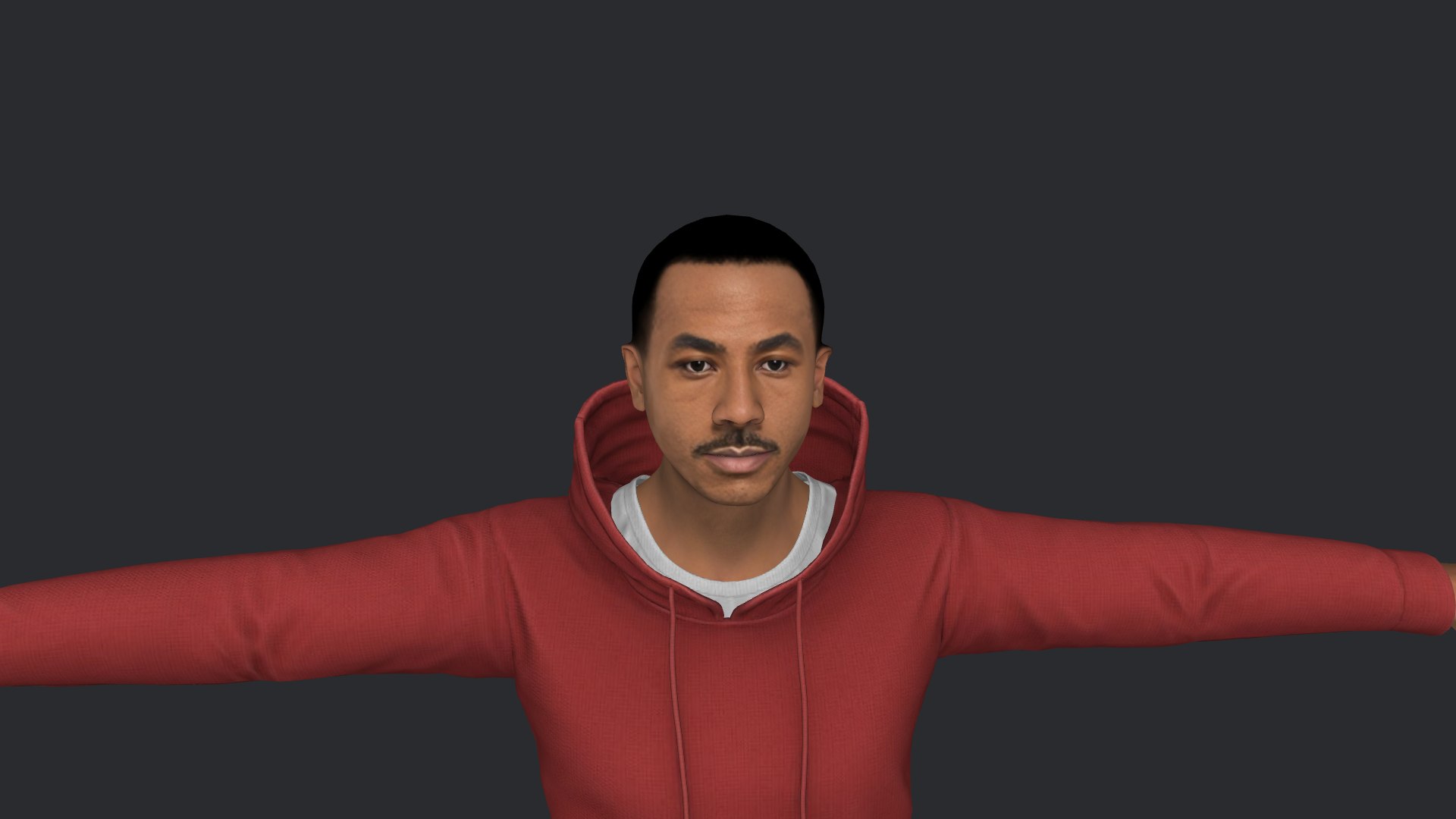 Khalil Rountree Hyper Realistic Full Body Fully Rigged 3D Character 3D ...
