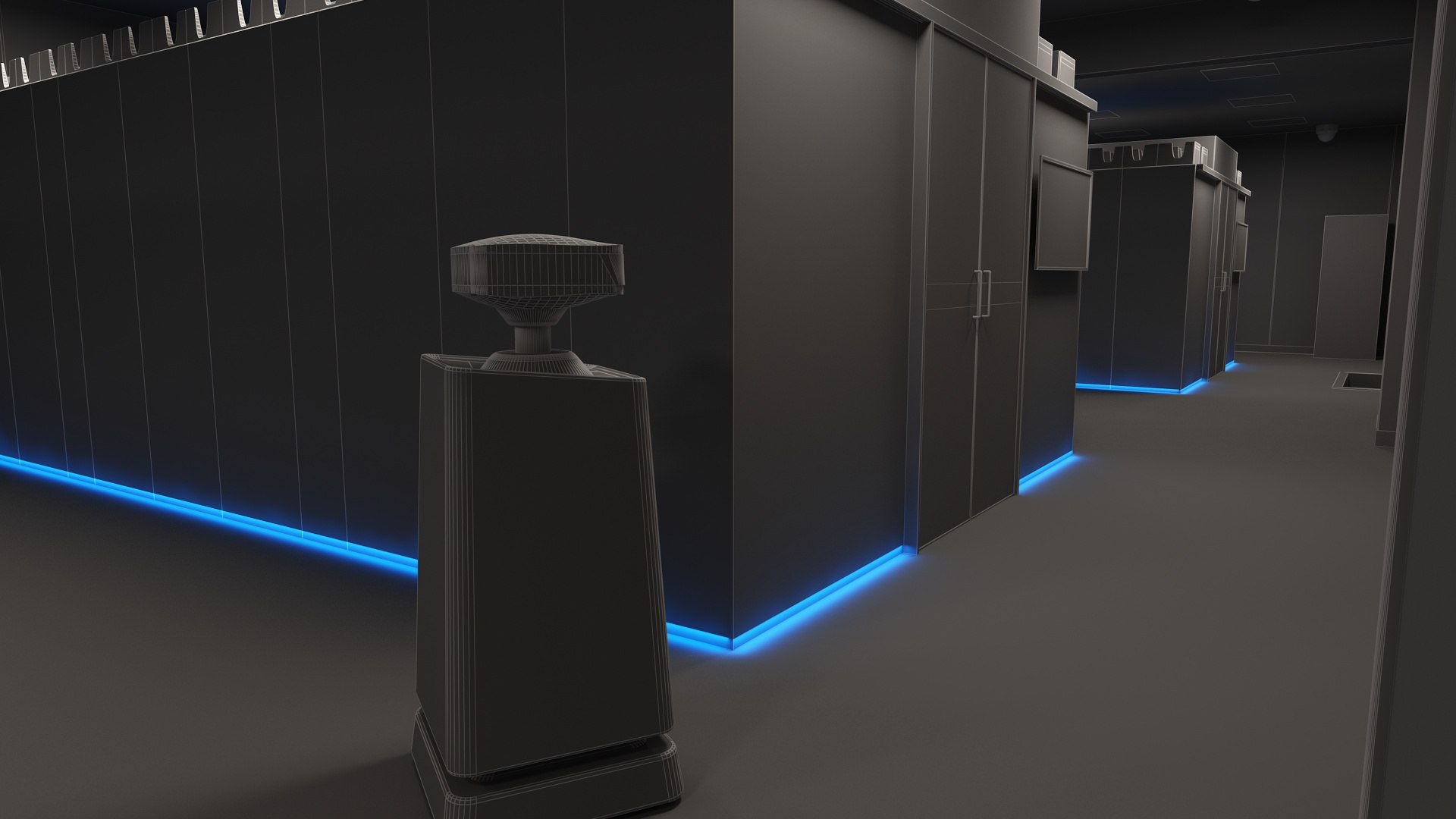 Computer Server Room 3D - TurboSquid 2085097