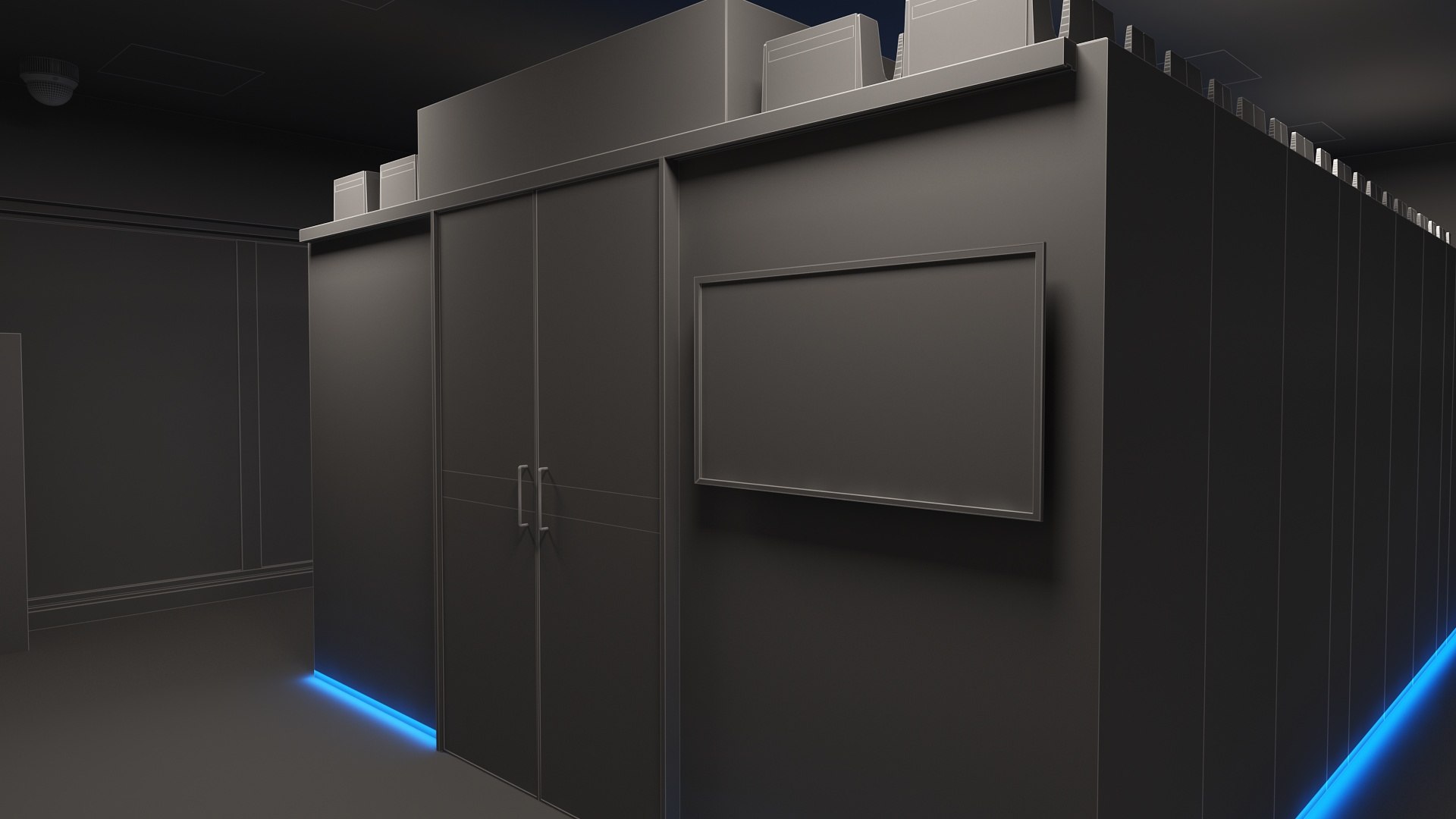Computer Server Room 3D - TurboSquid 2085097