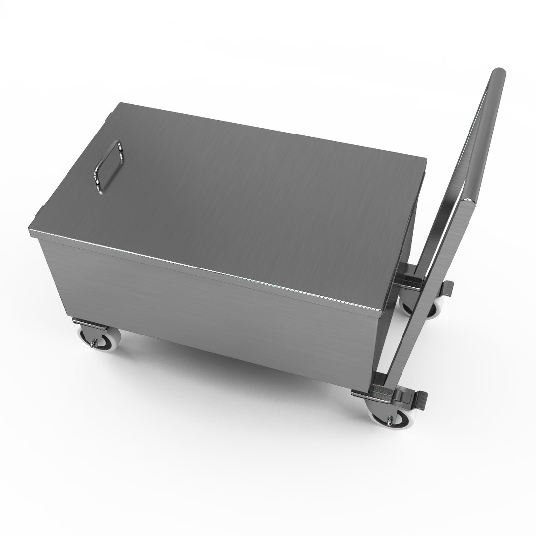 Steel Weight Trolley 3d Obj