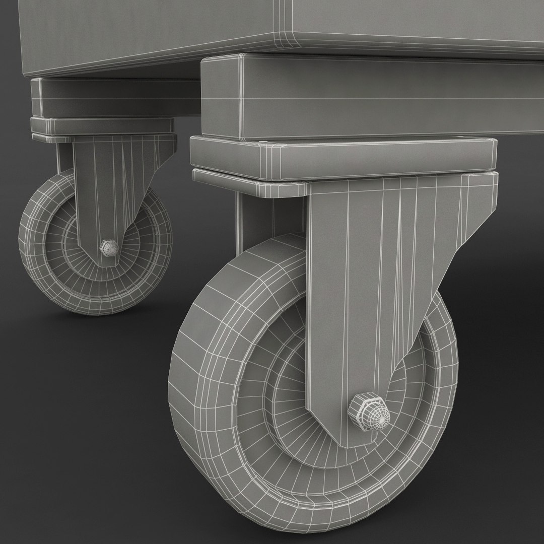 Steel Weight Trolley 3d Obj