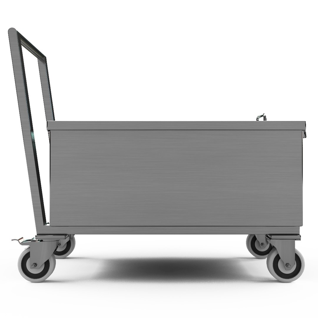 Steel Weight Trolley 3d Obj