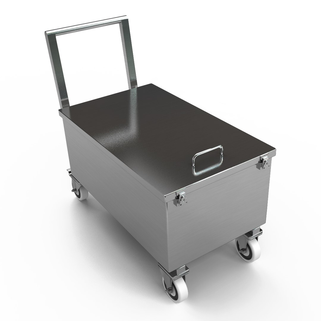 Steel Weight Trolley 3d Obj