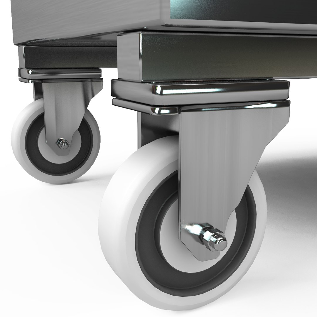 Steel Weight Trolley 3d Obj